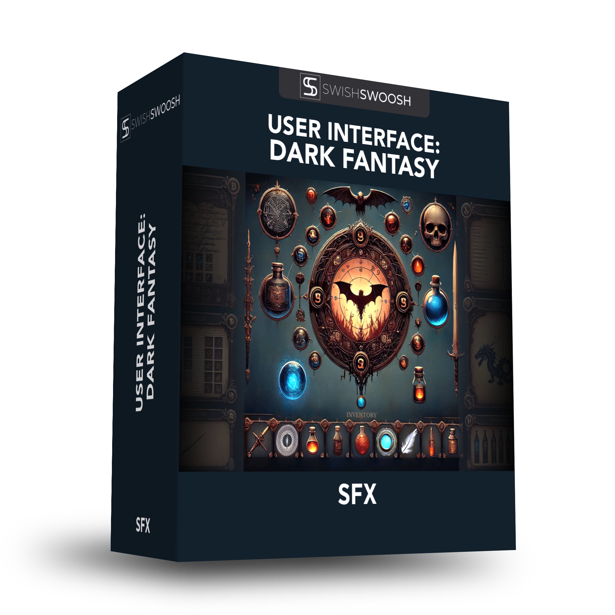 User Interface: Dark Fantasy Sound Effects Pack – SwishSwoosh