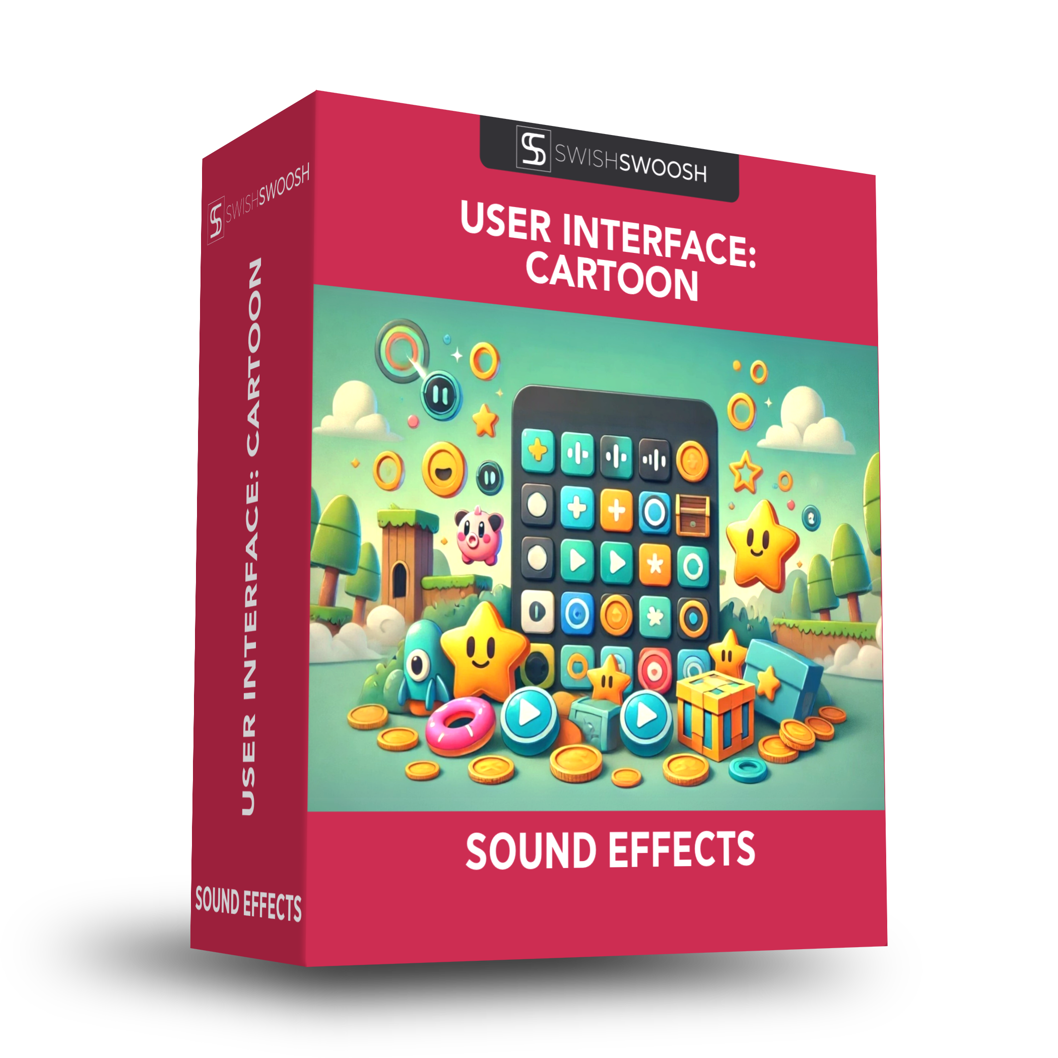 User Interface: Cartoon Sound Effects Pack – SwishSwoosh